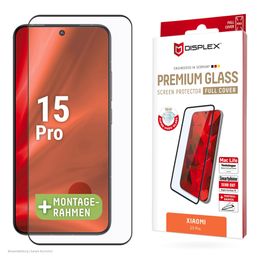 Displex Displayschutzglas "Premium Glass Screen Protector (Full Cover)", transparent, B:9,1cm H:1,3cm T:19,9mm, Displayfolien, Displayschutzfolie, Schutzfolie, Bildschirmschutz, kratz- & sto&szlig;fest