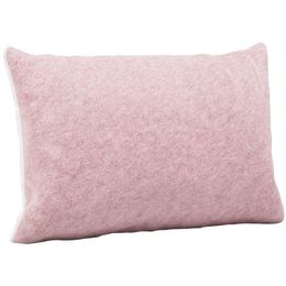 Kissenbezug WOLKENFELD, B:70cm L:90cmsilber, rose, Flanell, Obermaterial: 100% Polyester, Kissenbez&uuml;ge, "Flanell Baumwolle Kopfkissenbezug - Premium