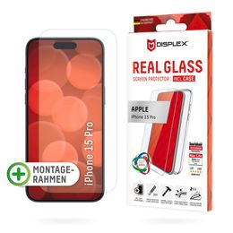 Displex Displayschutzglas "Real Glass + Case", transparent, B:9,2cm H:1,2cm T:19,8mm, Displayfolien, Displayschutzfolie Displayschutz Rundumschutz 360 Grad splitterfest
