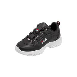 Sneaker Fila "STRADA teens", Jungen, Gr. 36, schwarz, Synthetik, Textil, Schuhe Sneaker