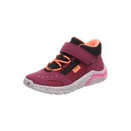 Superfit Sneaker 'KICKS' Jungen Gr&ouml;&szlig;e 28 neonorange / weinrot