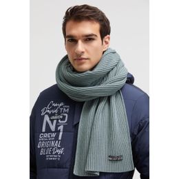 Strickschal CAMP DAVID, Damen, teal, Material: 100% Baumwolle, Modetücher