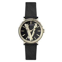 Versace Analog Watch female Black size One Size