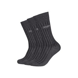 JOOP! Kniestr&uuml;mpfe JOOP "premium essentials", Damen, Gr. 43 (46), anthrazit, Baumwolle, Elasthan, Polyamid, elastisch, Socken Kniestr&uuml;mpfe, mit elastischem Bund