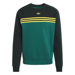 adidas originals Sweatshirt 'CHEST STRIPES CREWNECK' male Green size S
