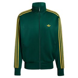 adidas originals Sweatjacke 'Firebird' Herren Gr&ouml;&szlig;e XXL dunkelgelb / smaragd / dunkelgr&uuml;n