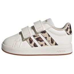 adidas Sportswear Sportschuh 'Grand Court 3.0' Jungen Gr&ouml;&szlig;e 26.5 beige / schoko / wei&szlig;