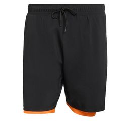 adidas Performance Sporthose 'CLUB' Herren Gr&ouml;&szlig;e XS orange / schwarz