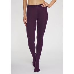Lavana Strickstrumpfhose pink Gr. 32/34 f&uuml;r Damen. Elastisch. Nachhaltig.