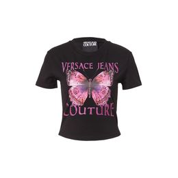 Versace Jeans Couture T-Shirt Damen Größe XS blau / lila / schwarz / weiß