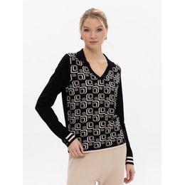 Passioni Pullover Damen Gr&ouml;&szlig;e S schwarz
