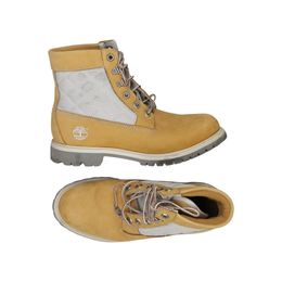 Timberland Stiefelette Damen Gr&ouml;&szlig;e 38.5 Second Hand beige
