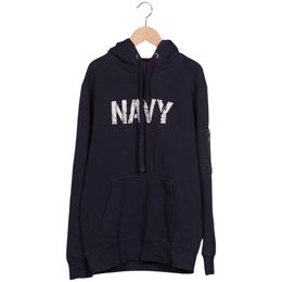 Alpha Industries Kapuzenpullover Herren Gr&ouml;&szlig;e M Second Hand marine