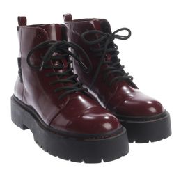 TWINSET Twin Set Stiefeletten Damen Gr&ouml;&szlig;e 38 Second Hand bordeaux
