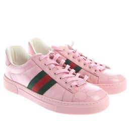 Gucci Turnschuhe / Sneaker Damen Gr&ouml;&szlig;e 38.5 Second Hand rosa