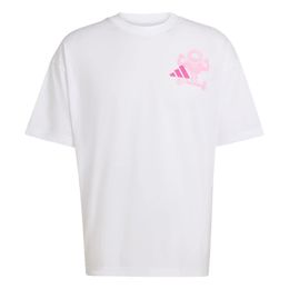 adidas Performance Funktionsshirt 'Fun' Herren Gr&ouml;&szlig;e L pink / rosa / wei&szlig;