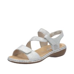 Rieker Strap Sandals female Silver size 39