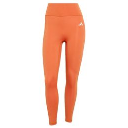 adidas Performance Workout Pants 'Optim&eacute; Essentials No Front Rise Seam 7/8' female Orange size M