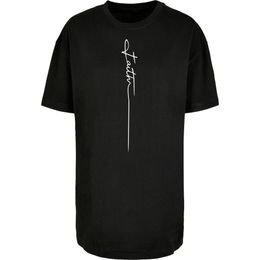 Merchcode T-Shirt 'Faith' Damen Gr&ouml;&szlig;e XXXL schwarz / wei&szlig;