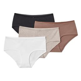 Tchibo - 4 Pantys - Damen - Gr. S - schwarz
