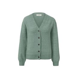 Tchibo - Strickcardigan mit Wolle - Damen - Gr. XL - gr&uuml;n