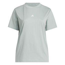 adidas Sportswear Performance Shirt 'ESSENTIALS SMALL LOGO' female Green size 1x