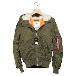 Alpha Industries Jacke Herren Größe S Second Hand grün