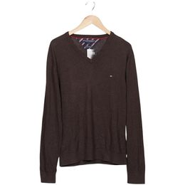 Tommy Hilfiger Pullover Herren Gr&ouml;&szlig;e XL Second Hand braun