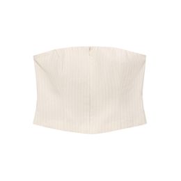 Mango Top 'Lirio' Damen Gr&ouml;&szlig;e XL hellbeige / anthrazit