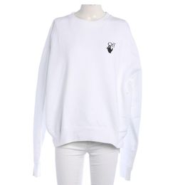 Off-White Sweatshirt / Sweatjacke Damen Gr&ouml;&szlig;e M Second Hand wei&szlig;