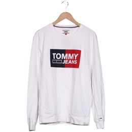 Tommy Jeans Sweater Herren Gr&ouml;&szlig;e L Second Hand wei&szlig;