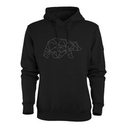 FORSBERG Sweatshirt 'Pettarson Hoodie mit Logo' Herren Gr&ouml;&szlig;e XS schwarz