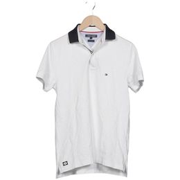 Tommy Hilfiger Poloshirt Herren Gr&ouml;&szlig;e S Second Hand wei&szlig;