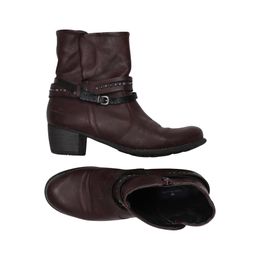 Tom Tailor Stiefelette Damen Gr&ouml;&szlig;e 41 Second Hand bordeaux