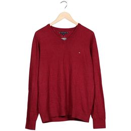Tommy Hilfiger Pullover Herren Gr&ouml;&szlig;e XXL Second Hand rot