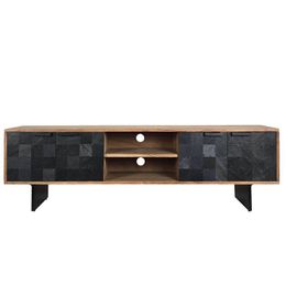 Pharao24.de TV Sideboard Phonom&ouml;bel aus Massivholz im Industry und Loft Stil