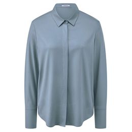 Peter Hahn - Bluse, blau, Gr. 38 / S - Lyocell