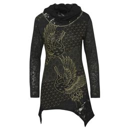 Koroshi Shirt female Black size XXL
