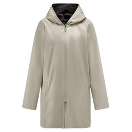 Peter Hahn - Wende-Longjacke mit angeschnittener Kapuze, schwarz, Gr. 52 / XXL