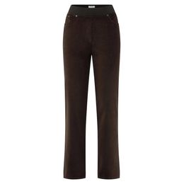 Brax - 7/8-Hose Modell Carina Cord, braun, Gr. 40 / M - Baumwolle
