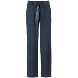 Peter Hahn - Wide Fit-Hose Passform Cornelia, blau, Gr. 46 / L - Lyocell