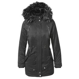 KOROSHI Winterparka Damen Gr&ouml;&szlig;e XXL schwarz
