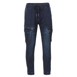 Koroshi Cargo Jeans male Blue size XXL