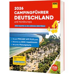 ADAC Campingführer 2026 inklusive ADAC Campcard Sprache Deutsch für Deutschland/ Nordeuropa - Campingführer