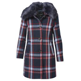 KOROSHI Wintermantel Damen Gr&ouml;&szlig;e XXL navy / rot