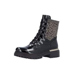 Rieker Lace-Up Ankle Boots female size 39 Beige / Black