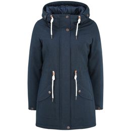 oxmo &Uuml;bergangsparka 'Melly' Damen Gr&ouml;&szlig;e M navy / braun