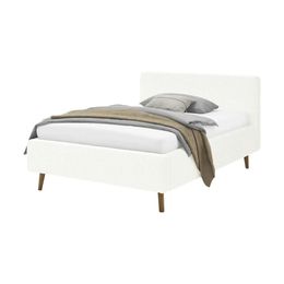 M&ouml;bel Kraft Polsterbett mit Bettkasten - creme - Materialmix - 161 cm - 105 cm - M&ouml;bel Kraft
