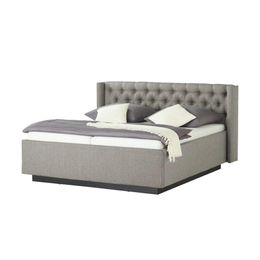 Kollektion Kraft Polsterbettgestell - grau - Materialmix - 168 cm - 104 cm - M&ouml;bel Kraft