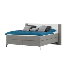 M&ouml;bel Kraft Boxspringbett Synda - grau - Materialmix - 180 cm - 107 cm - M&ouml;bel Kraft